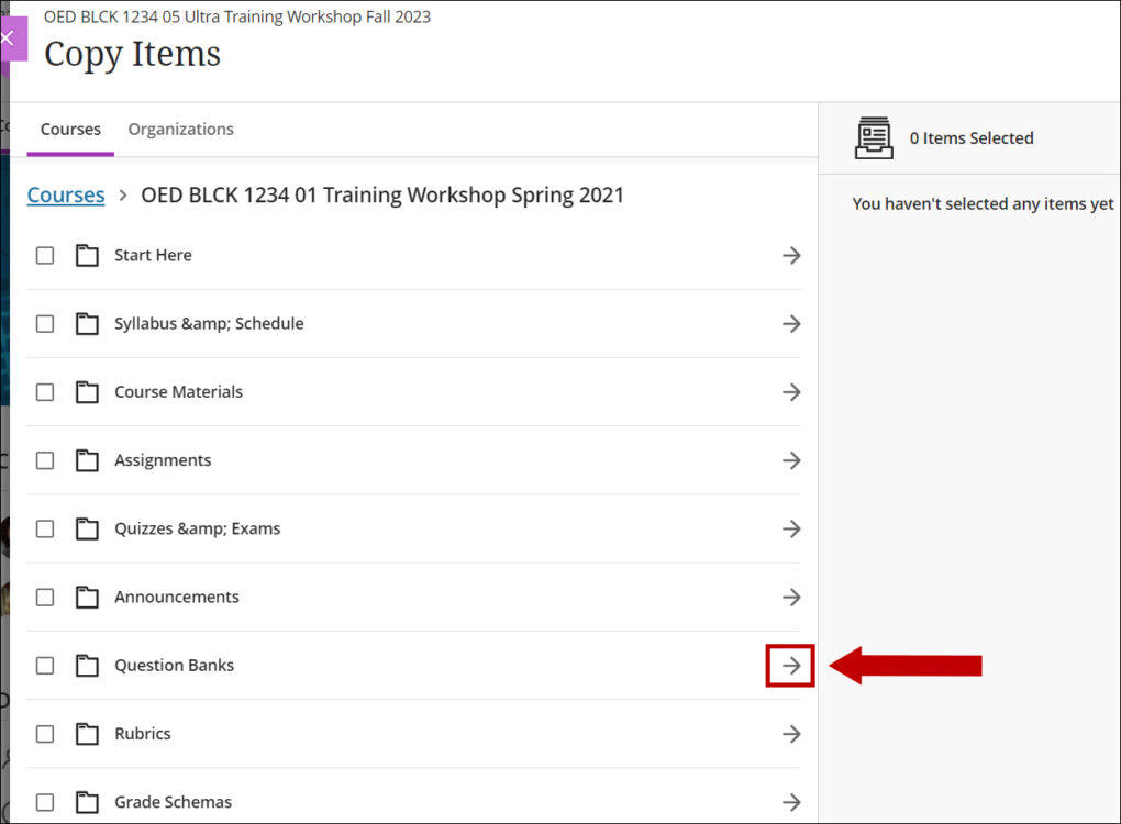 How to Copy Test Questions from Blackboard Original to Blackboard Ultra ...