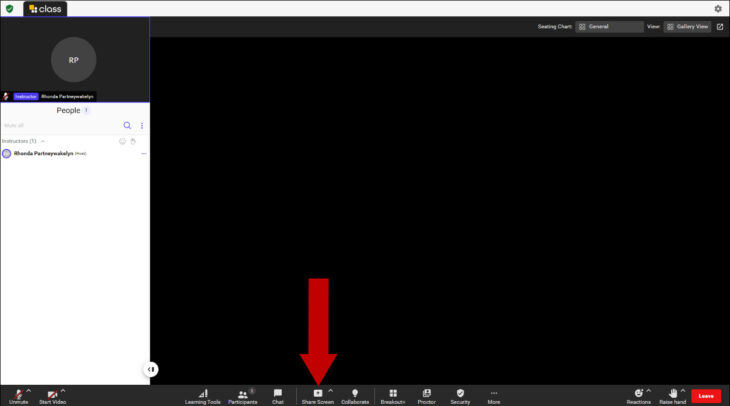 How to Your Share Screen | UAMS Educational Development